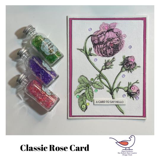 Classic Rose Card – Handcrafted Expressions